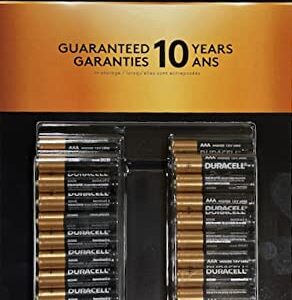 Duracell - CopperTop AAA Alkaline Batteries - Long Lasting, All-Purpose Triple A Battery for Household and Business - 40 Count