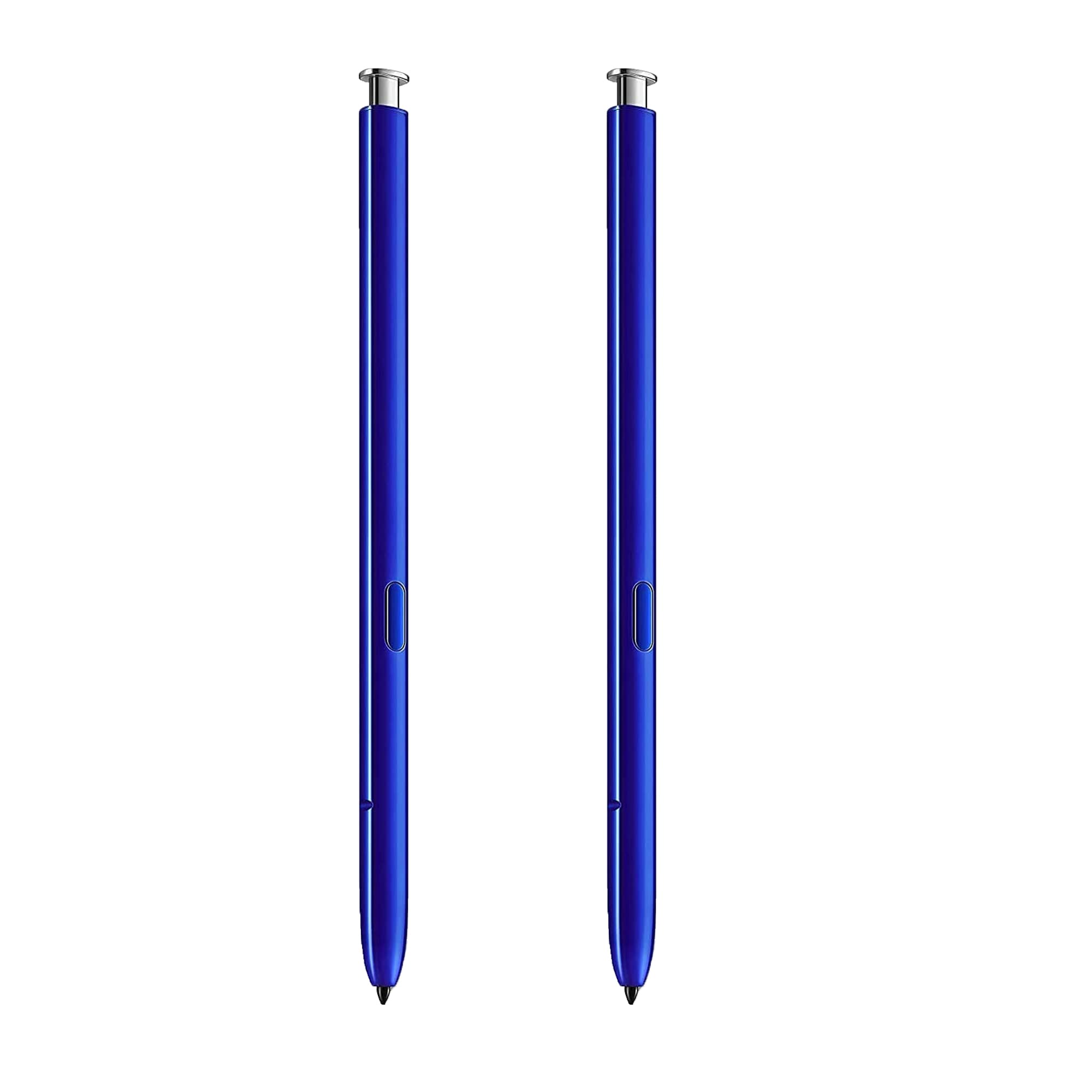 2 Pack Galaxy Note 10 S Pen Replacement for Samsung Galaxy Note 10,Note 10 Plus Stylus Pen for Galaxy Note 10/Note 10 Plus Touch S Pen,WithoutBluetooth(Blue Silver)