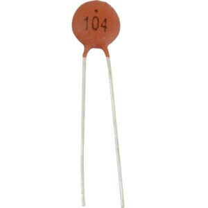 whiteeeen 20pcs 104 Ceramic Capacitor 100nF 0.1uF 104 Low Voltage Ceramic Disc Capacitors DIP 2pins