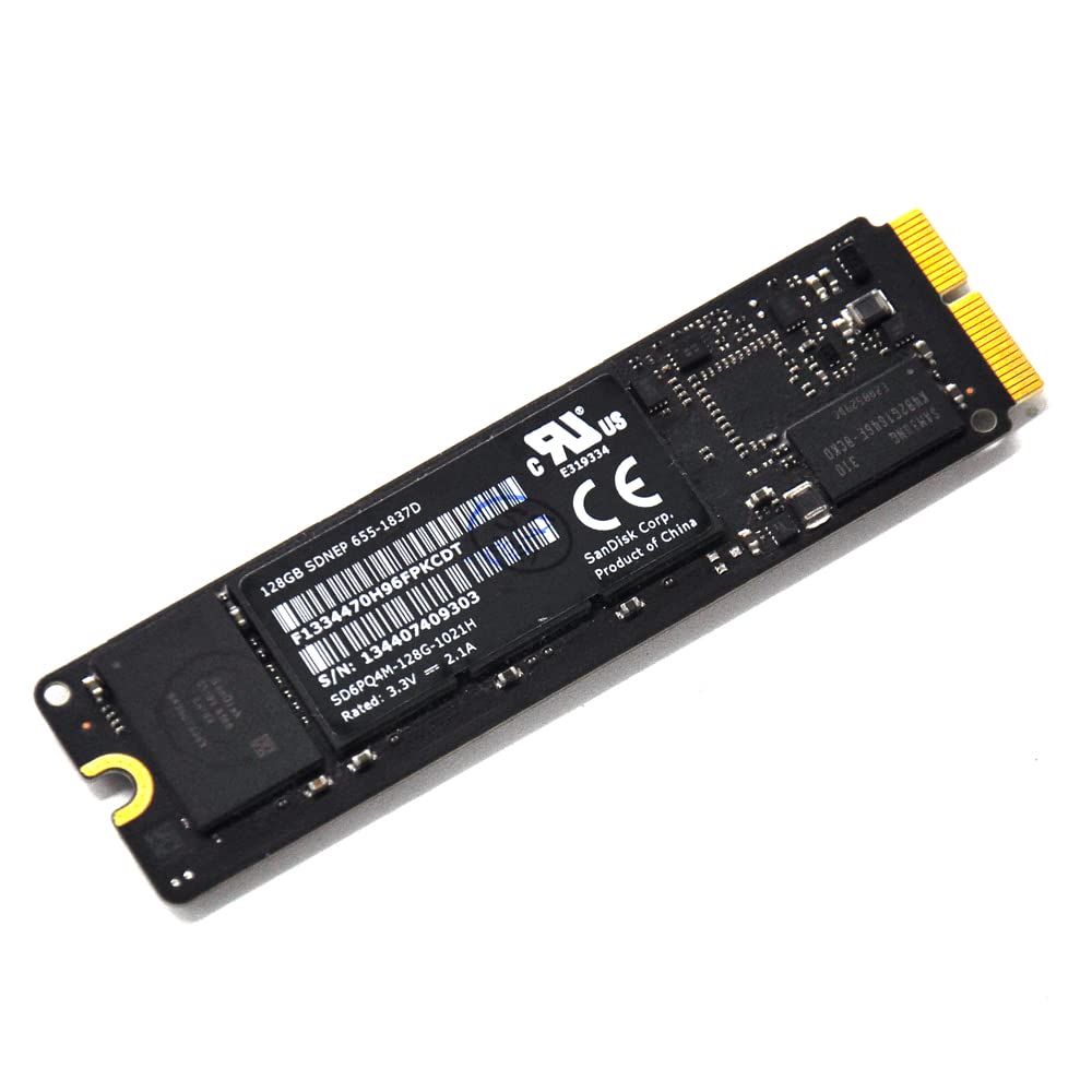 Padarsey 128GB SSD Compatible for MacBook Air 11" A1465 (Mid 2013, Early 2014), 13" A1466 (Mid 2013, Early 2014)