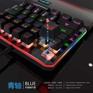 Keyboards One Handed Mechanical Gaming Keyboard And Programmable Mouse Combo USB Wired Gaming Keypad And LED Backlit Mouse For LOL/PUBG/Wow/Dota/OW