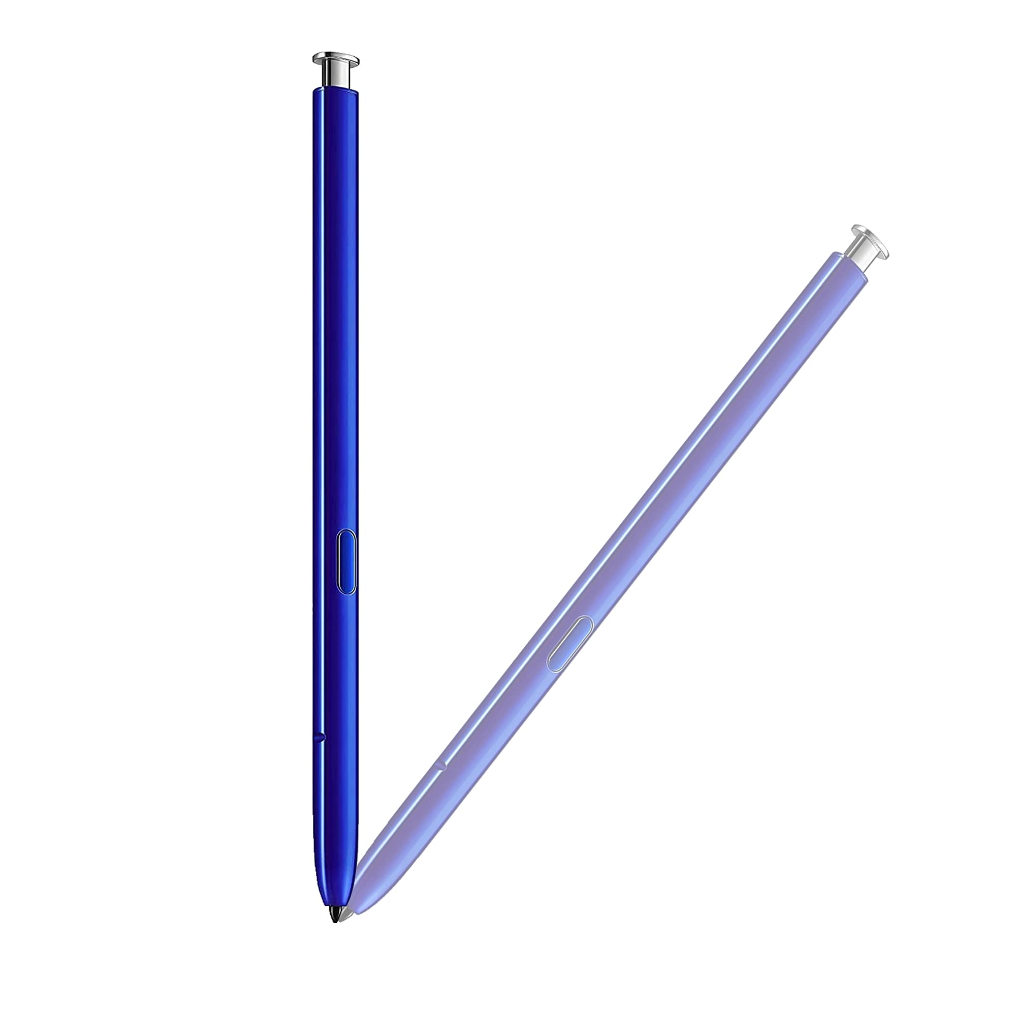 2 Pack Galaxy Note 10 S Pen Replacement for Samsung Galaxy Note 10,Note 10 Plus Stylus Pen for Galaxy Note 10/Note 10 Plus Touch S Pen,WithoutBluetooth(Blue Silver)