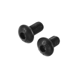 uxcell 50pcs m5x8mm, 50pcs m5x10mm 10.9 alloy steel button head hex socket cap screw bolt black