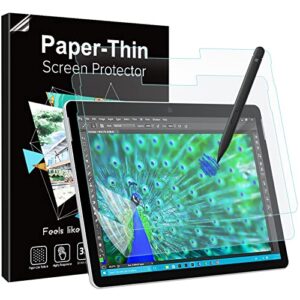 timovo 2-pack feel-paper screen protector for microsoft surface pro 11/10 13 inch 2024 / surface pro 9 / surface pro 8 / surface pro x, anti-glare anti-scratch pet film, surface pen support - matte