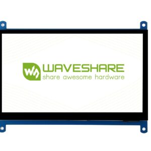 waveshare [Latest Version] Raspberry Pi 4 Display 7inch Capacitive Touch Screen LCD Monitor for Raspberry Pi 400 4 3 Model B Supports All Versions of Raspberry Pi Windows Capacitive