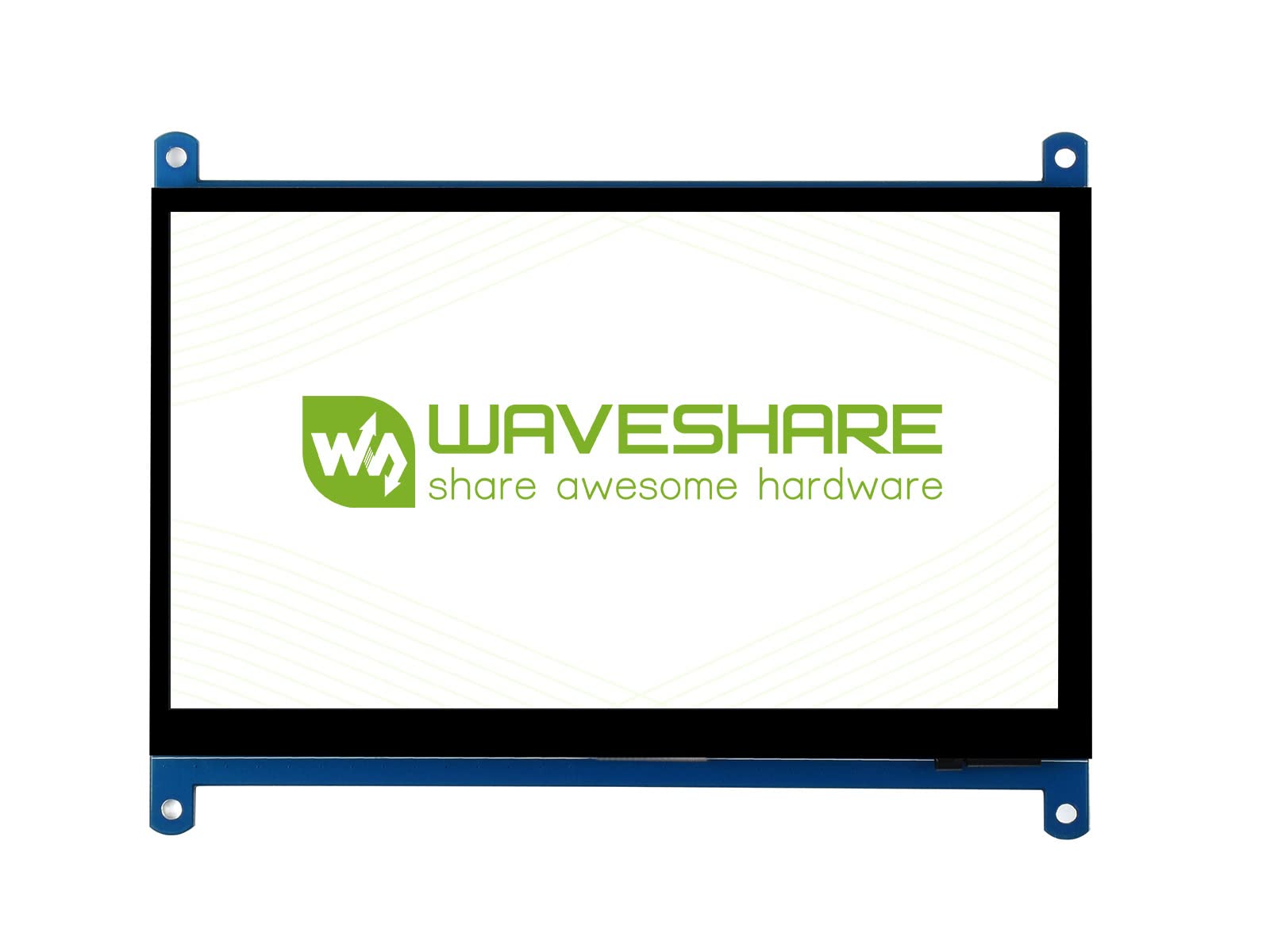 waveshare [Latest Version] Raspberry Pi 4 Display 7inch Capacitive Touch Screen LCD Monitor for Raspberry Pi 400 4 3 Model B Supports All Versions of Raspberry Pi Windows Capacitive