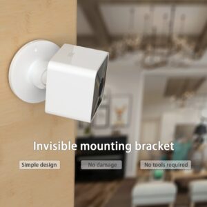 Strong Tape Wall Mount for Blink Mini,Magnetic Attraction,No Hole Holder, No Screws, No Tools Install