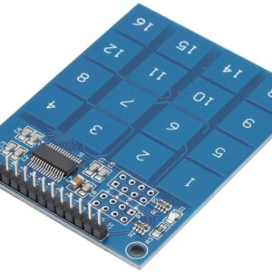 RedTagCanada TTP229 2.4V-5.5V 16 Channel Digital Capacitive Switch Touch Sensor Keypad Module IC for Arduino Board Electronic DIY Tool, Blue