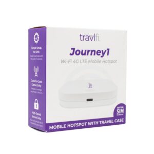 TravlFi Journey1 LTE RV WiFi Hotspot | RV Internet with Multiple Networks, Pay As You Go and No Contracts | Portable Internet for Travel, Motorhomes and Campers