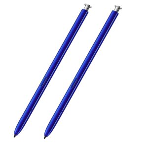 2 pack galaxy note 10 stylus pen for samsung galaxy note 10 s pen, replacement for samsung galaxy note 10 / note 10 plus (aura glow silver)