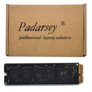 padarsey 128gb ssd compatible for macbook air 11" a1465 (mid 2013, early 2014), 13" a1466 (mid 2013, early 2014)