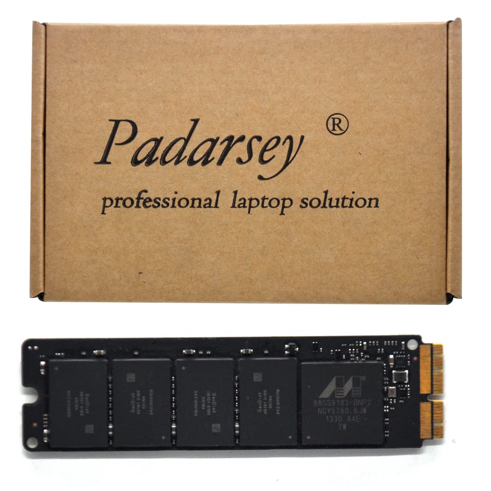 Padarsey 128GB SSD Compatible for MacBook Air 11" A1465 (Mid 2013, Early 2014), 13" A1466 (Mid 2013, Early 2014)