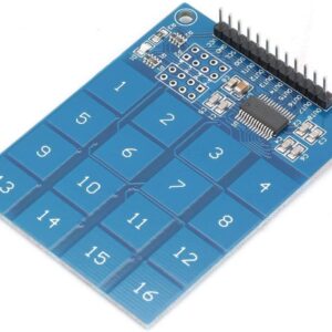 RedTagCanada TTP229 2.4V-5.5V 16 Channel Digital Capacitive Switch Touch Sensor Keypad Module IC for Arduino Board Electronic DIY Tool, Blue