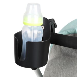 Accmor Universal Stroller Cup Holder, Cup Holder for Stroller, Bike, Walker, Wheelchair, Scooter, Drinks Holder Fits Large Size Cups Bottles,Black