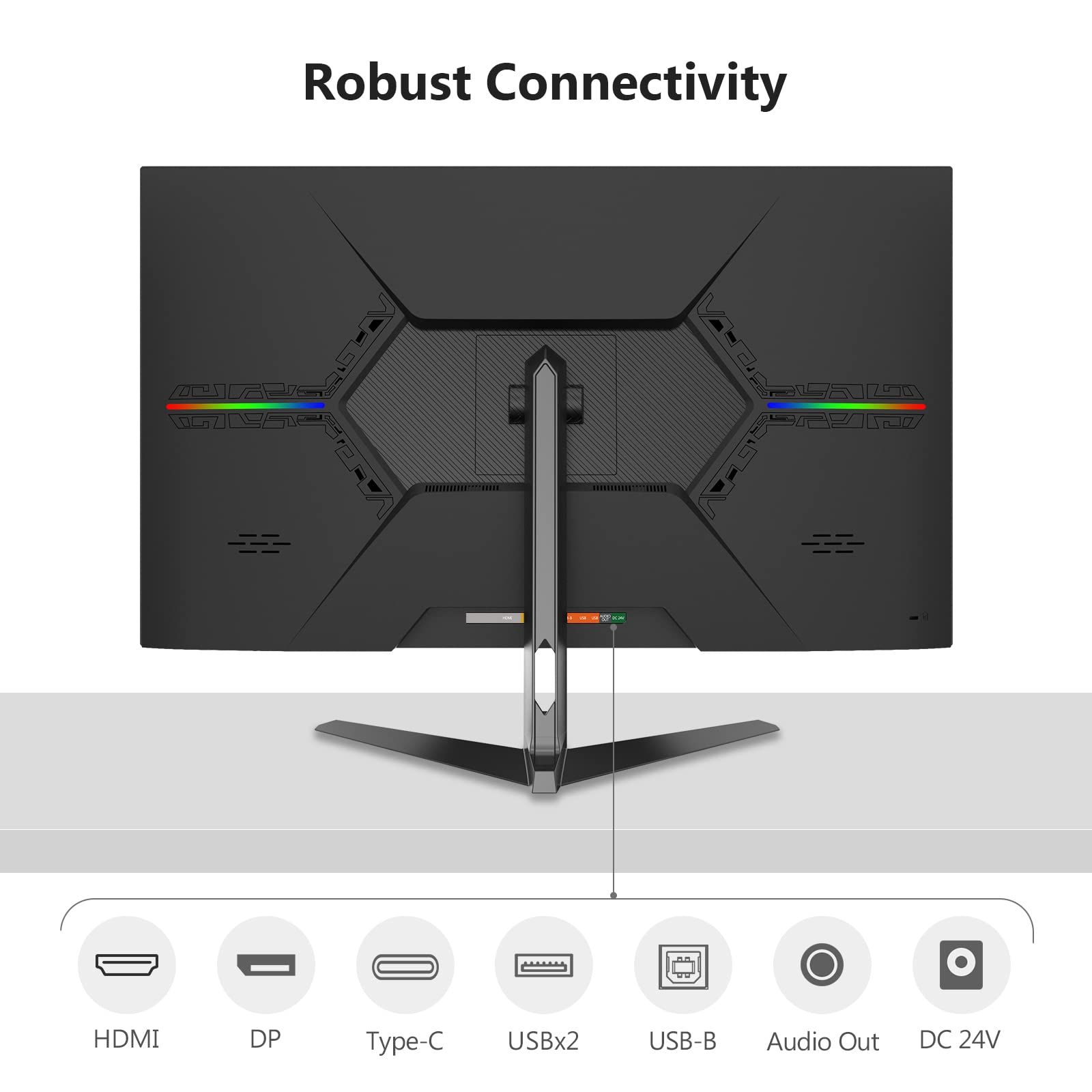 Z-Edge U32I4K 32 Inch 4K Monitor, UHD 3840 x 2160 IPS Monitor, AMD FreeSync, Viewing 178°, HDMI and USB Type-C Connectivity, 60Hz Refresh Rate, 8ms, 3-Side Virtually Ultra-Slim Bezel Design