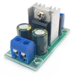 FainWan 2PCS Three Terminal Voltage Regulator Module LM7812 DC or AC to DC 12V Output 1.2A Max Power Supply Module Terminal and 5x2 Pins Output