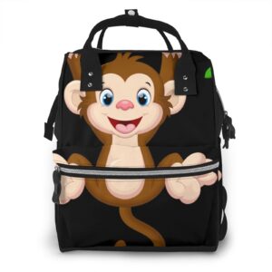 bbritter cartoon monkey mummy backpack diaper tote bags shoulder nappy bag large capacity for baby care