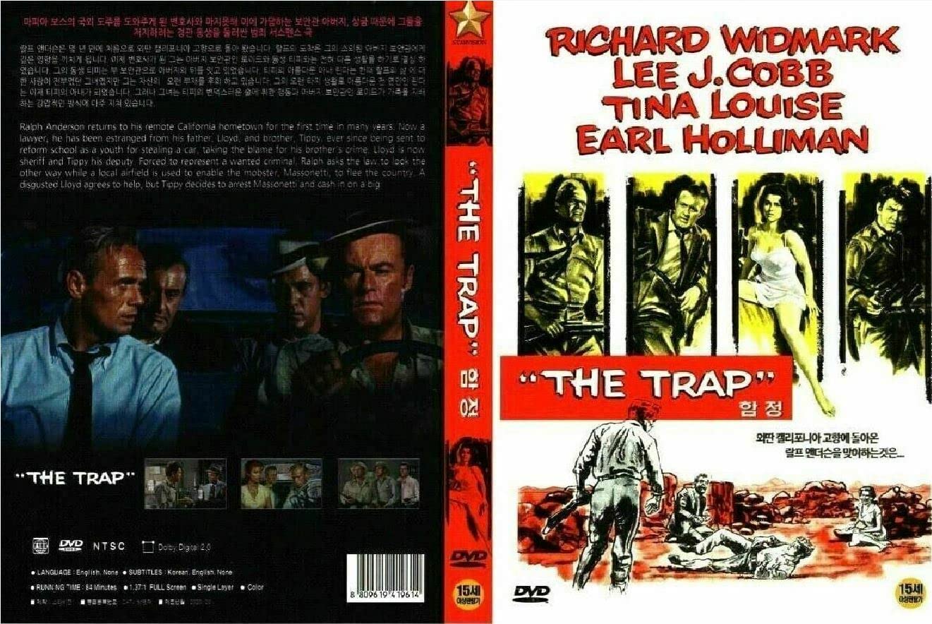 SZMJ The Trap (1959) Richard Widmark, Lee J. Cobb, Tina Louise DVD Language English