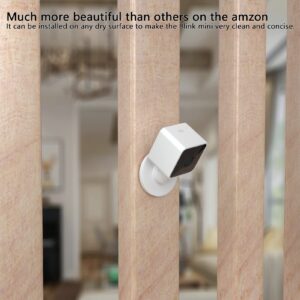 Strong Tape Wall Mount for Blink Mini,Magnetic Attraction,No Hole Holder, No Screws, No Tools Install