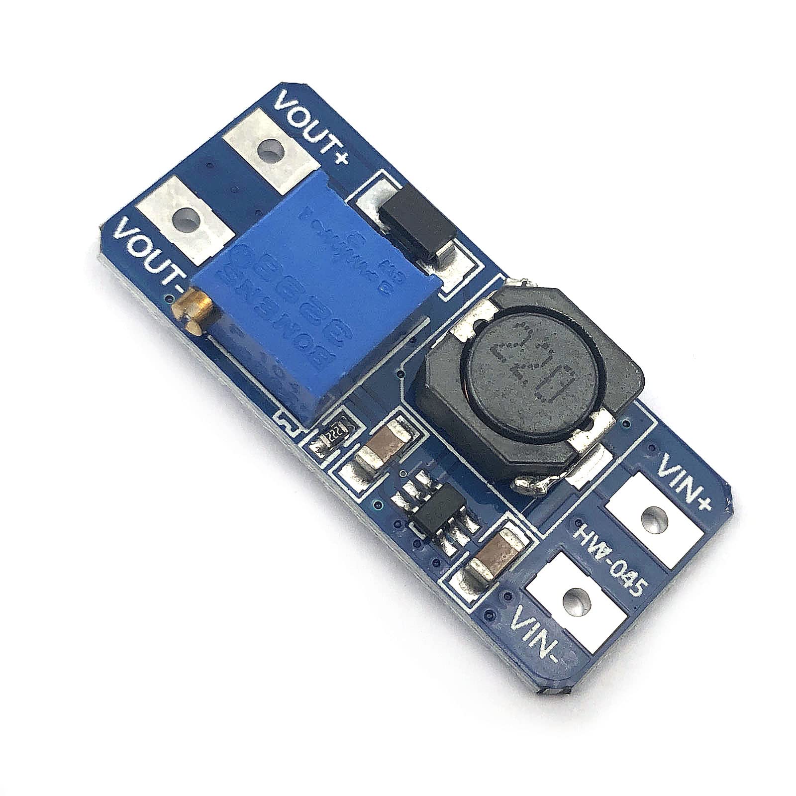 FainWan 5pcs MT3608 DC-DC Step Up Power Apply Module Booster 2A Power Module Compatible with Ar-duino