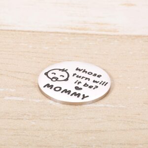 New Mommy Gifts For Men Decision Coin Dad Gifts For First Time Parents Pregnant Women Mom To Be Friends Baby Shower 1st Birthday Gifts Boy Girl Christmas Expecting Parents To Be Unique Gift