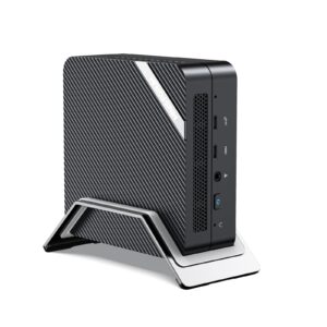 minisforum venus series um690 mini pc amd ryzen 9 6900hx desktop computer, ddr5-4800 32gb 512gb pcie4.0 ssd, 2.5gbps lan, 2x 4k hdmi, 1x 8k usb4 output, radeon 680m graphics micro pc