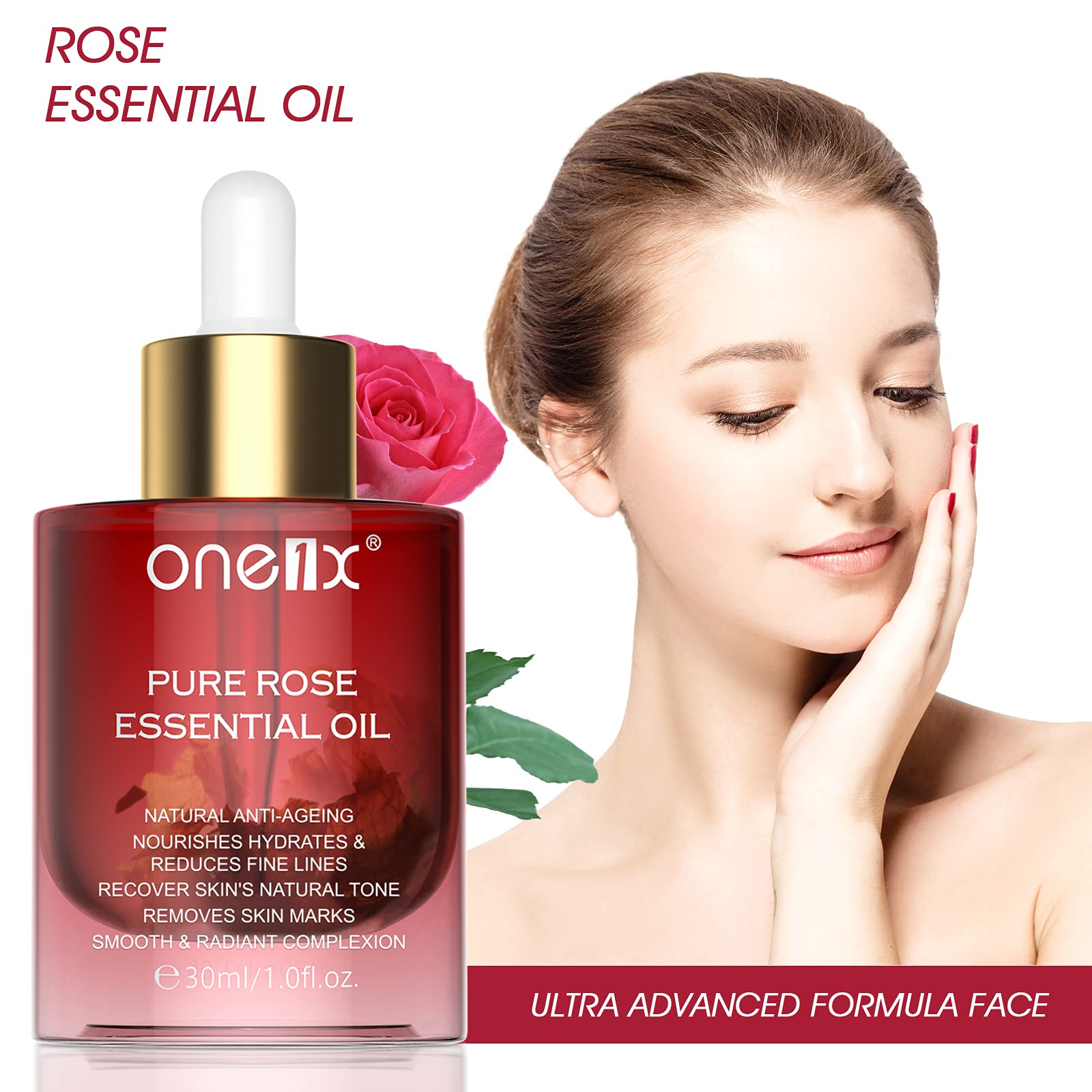 Face Serums and Oil for Daily Skin Care (Rose Oil)