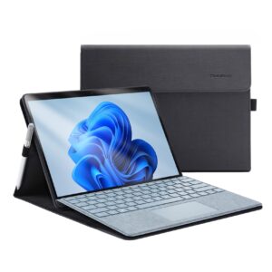 omnpak microsoft surface pro 8 case,multi-angle slim lightweight protective cover with stylus pen holder for 2021 surface pro 8 13 inch,compatible with type cover keyboard(keyboard not included)