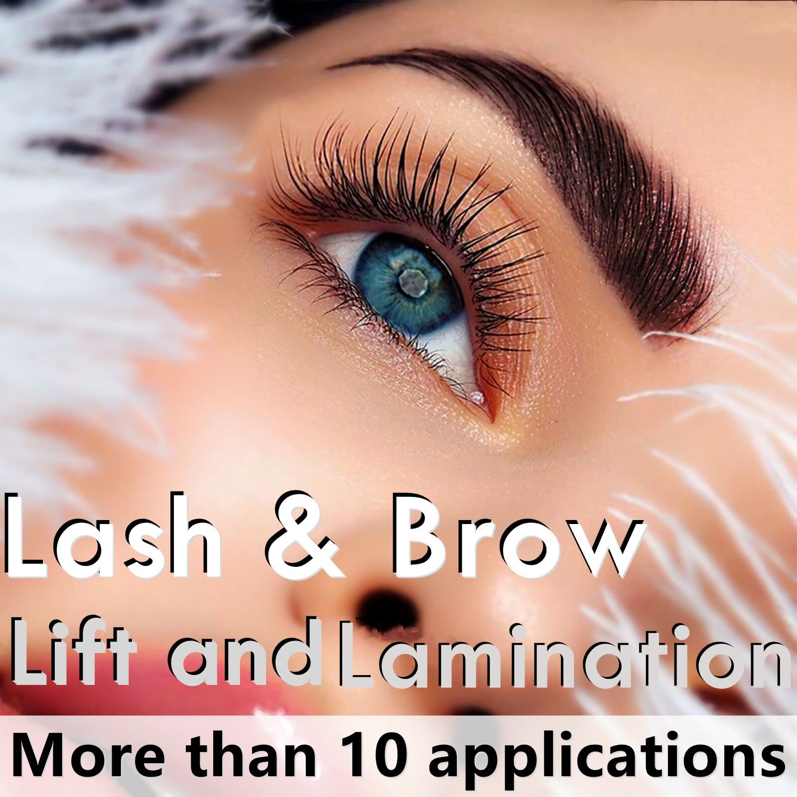 Lash Lift Brow Lamination kit 2 in1 Professional Tools Easy DIY at Home Airless Pump Lotion Long Time Kept Eyelash Brow Lifting up 6 Weeks