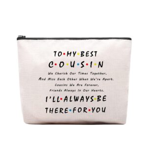 ceasqvaa gifts for cousin funny makeup bag cousin gifts for women friend travel makeup pouch