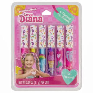 taste beauty love diana 6 piece lip gloss set