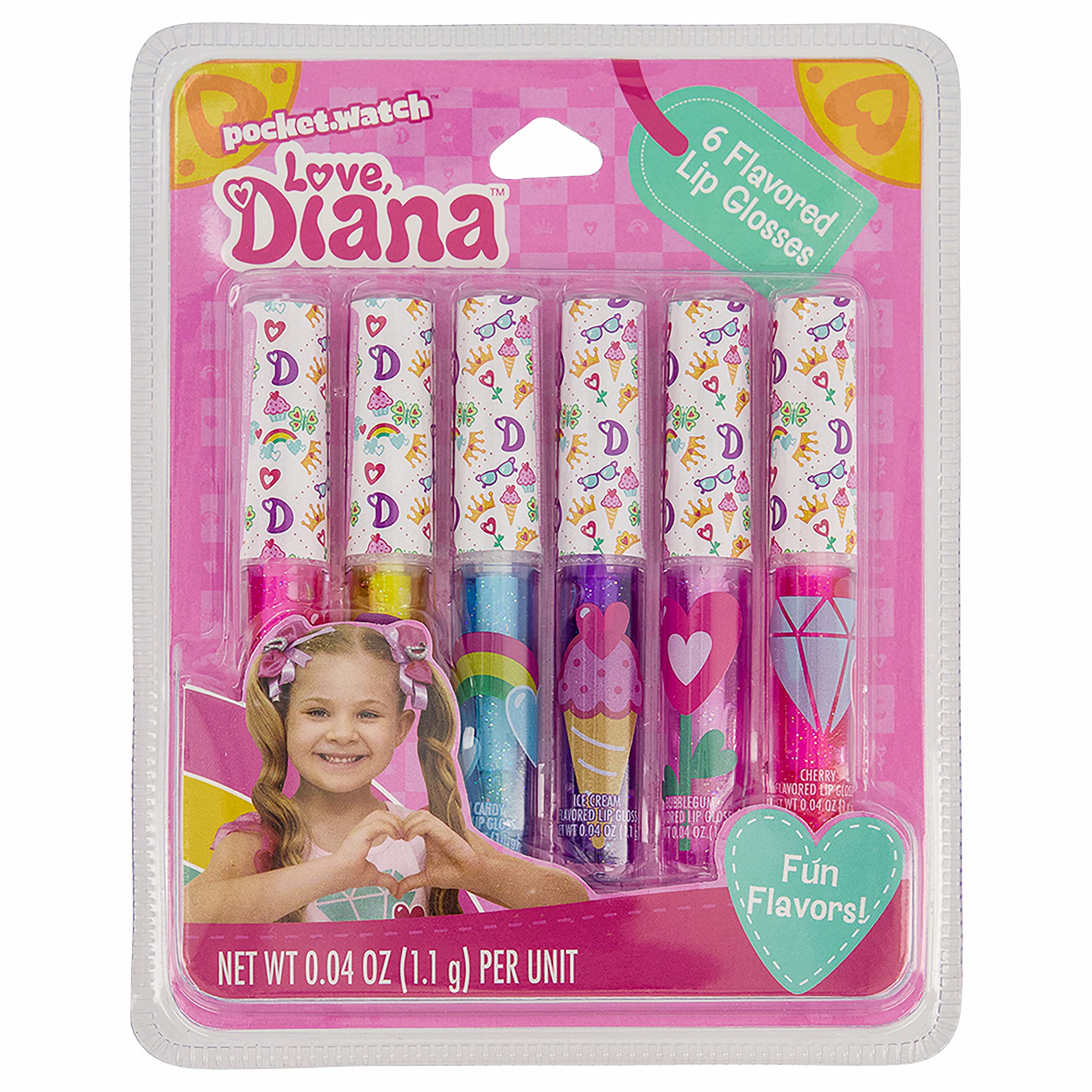 Taste Beauty Love Diana 6 Piece Lip Gloss Set