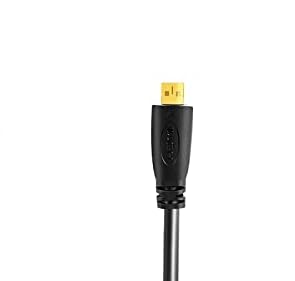 Twozoh Micro HDMI to DVI Cable 6FT, Micro HDMI 1.4 to DVI 24+1 Pin Male to Male Cable Support 1080P Full HD