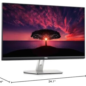 Dell 27-inch QHD 1440p (2560x1440) IPS Ultra-Thin Bezel Monitor, 75Hz Refresh Rate, ADM FreeSync, Built in Speakers, VESA Certified, DisplayPorts, HDMI, Sliver Silver