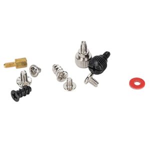 PC Screws Assortment, Washer Various Sizes Screwdriver Cleaning Brush Computer Screw for Motherboard for CPU Disk for Maintenance