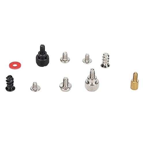 PC Screws Assortment, Cleaning Brush 362Pcs Various Sizes Computer Screw Washer for Maintenance for CPU Disk for Motherboard