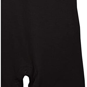 adidas Boys' Baby Short Sleeve Cotton Shortie Romper, Black, 24 Months