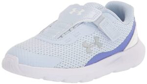 under armour girls' infant surge 3 alternate closure, (400) oxford blue/white/iridescent, 9k