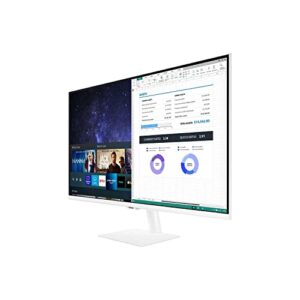 SAMSUNG LS32AM501NNXZA 32" White M5 FHD Smart Monitor (Renewed)