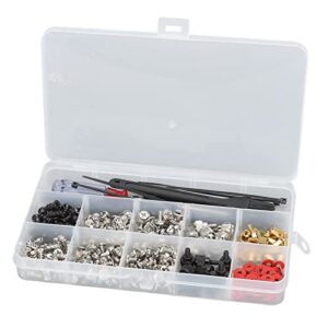 pc screws assortment, washer various sizes screwdriver cleaning brush computer screw for motherboard for cpu disk for maintenance