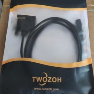 Twozoh Micro HDMI to DVI Cable 6FT, Micro HDMI 1.4 to DVI 24+1 Pin Male to Male Cable Support 1080P Full HD