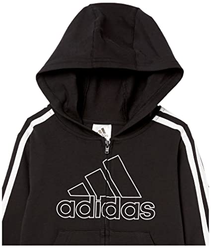 adidas baby boys 2 Piece Classic French Terry Jacket Set, Black, 3 Months US