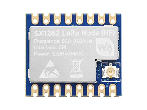 Waveshare Core1262 HF LoRa Module, SX1262 Chip, Meshtastic Devices,Long-Range Communication, Anti-Interference, Suitable for Sub-GHz Band