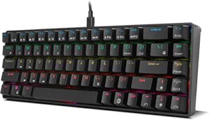 tactical - wireless mini mechanical gaming keyboard layout us