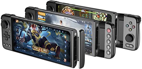 GPD XP 6.81 Inches Modularity Design Handheld Gaming Console 2400X 1080 Resolution Touchscreen Android 11 Portable Video Game Player CPU MediaTek Helio G95,8 Core,6GB RAM/128GB Storage