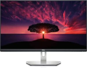 dell 27-inch qhd 1440p (2560x1440) ips ultra-thin bezel monitor, 75hz refresh rate, adm freesync, built in speakers, vesa certified, displayports, hdmi, sliver silver