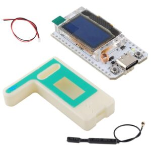 diymalls 915mhz lora v3 lora32 esp32 oled board + 915 mhz lora antenna + lora case ensosure cover for meshtastic, not compatible with heltec lora 32 v2