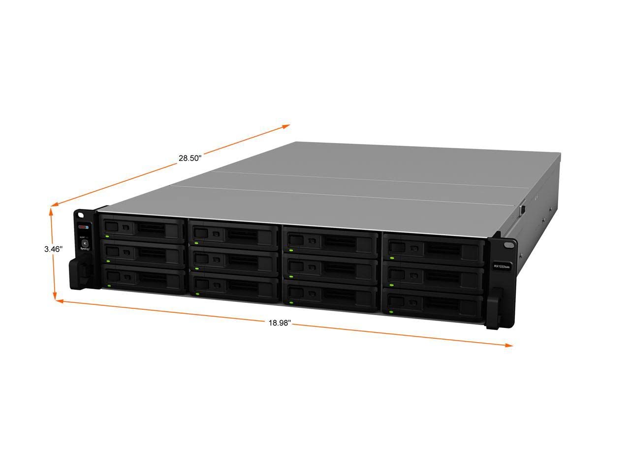 Synology 12 Bay Rack Expansion RX1222sas (Diskless)