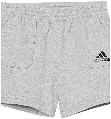 adidas Boys' Baby 2 Piece French Terry Short Set, Black, 24 Months