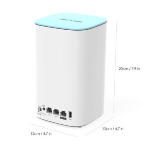 WAVLINK Mesh WiFi System AC3000 Tri-Band with MU-MIMO for Whole Home, Replace WiFi Router/Range Extenders,Covers Up to 5,000sq. ft,3xGigabit Ports, Business Traffic & Network Separation, 2-Pack